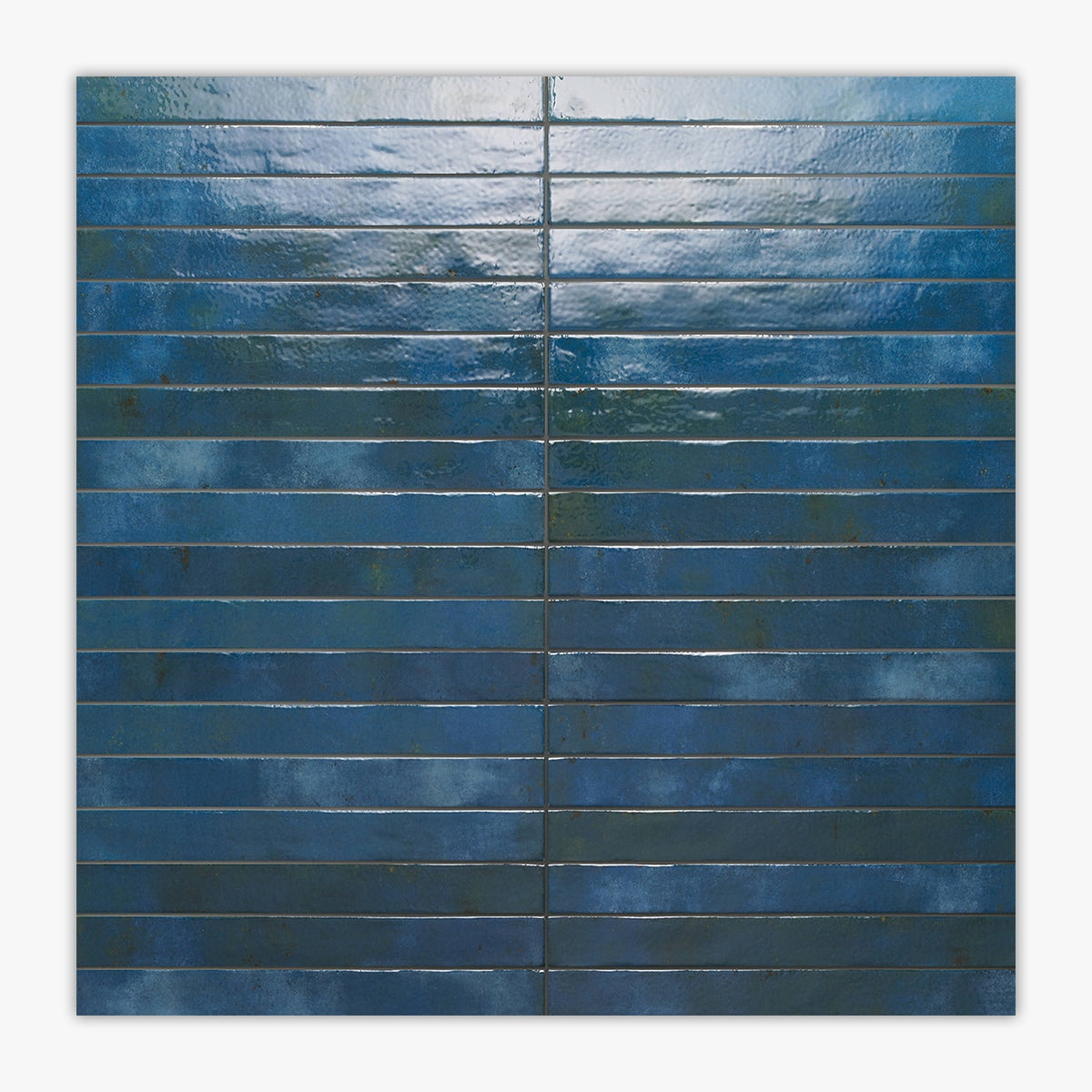 Chroma Blue Glossy 2x18 Porcelain Tile – Exclusive Tiles & Marble