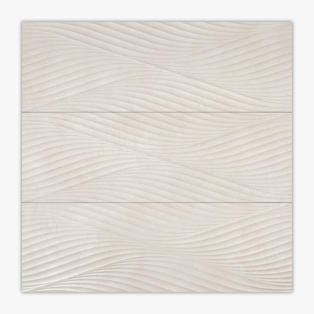 Donna Beige Matte Wave Ceramic Wall Deco – Exclusive Tiles & Marble
