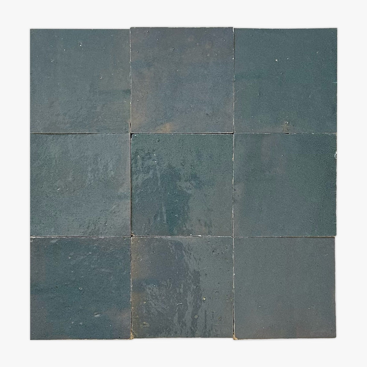 Cosmic Gray Glazed 4x4 Zellige Tile – Exclusive Tiles & Marble